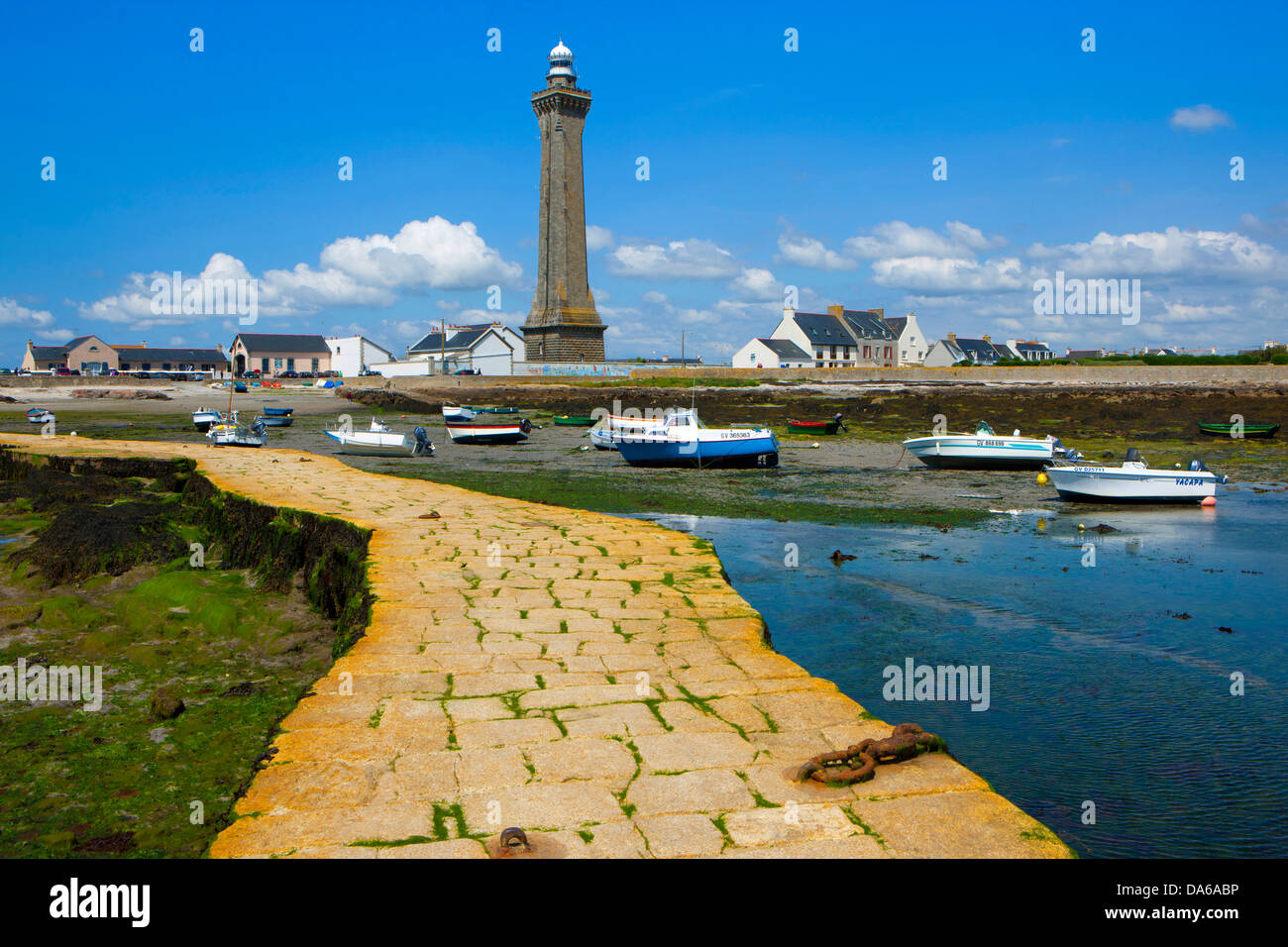 Phare d'Eckmühl, France, Europe, Brittany, department Finistère ...