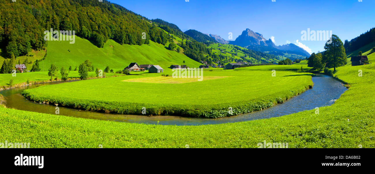 Alt St. Johann, Switzerland, Europe, canton, St. Gallen, St. Gall ...