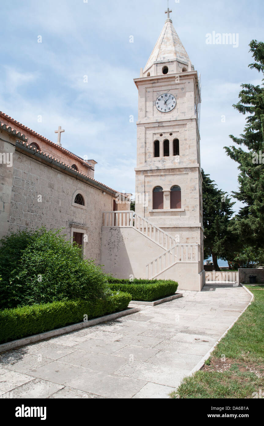church of St. George, Primosten, Primošten, Croatia, Dalmatien ...