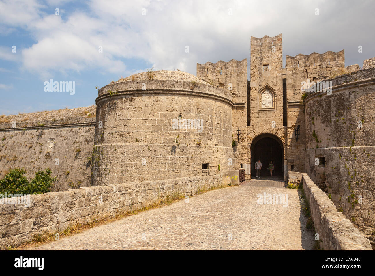 D’Amboise Gate, Rhodes old town, Rhodes, Greece Stock Photo - Alamy