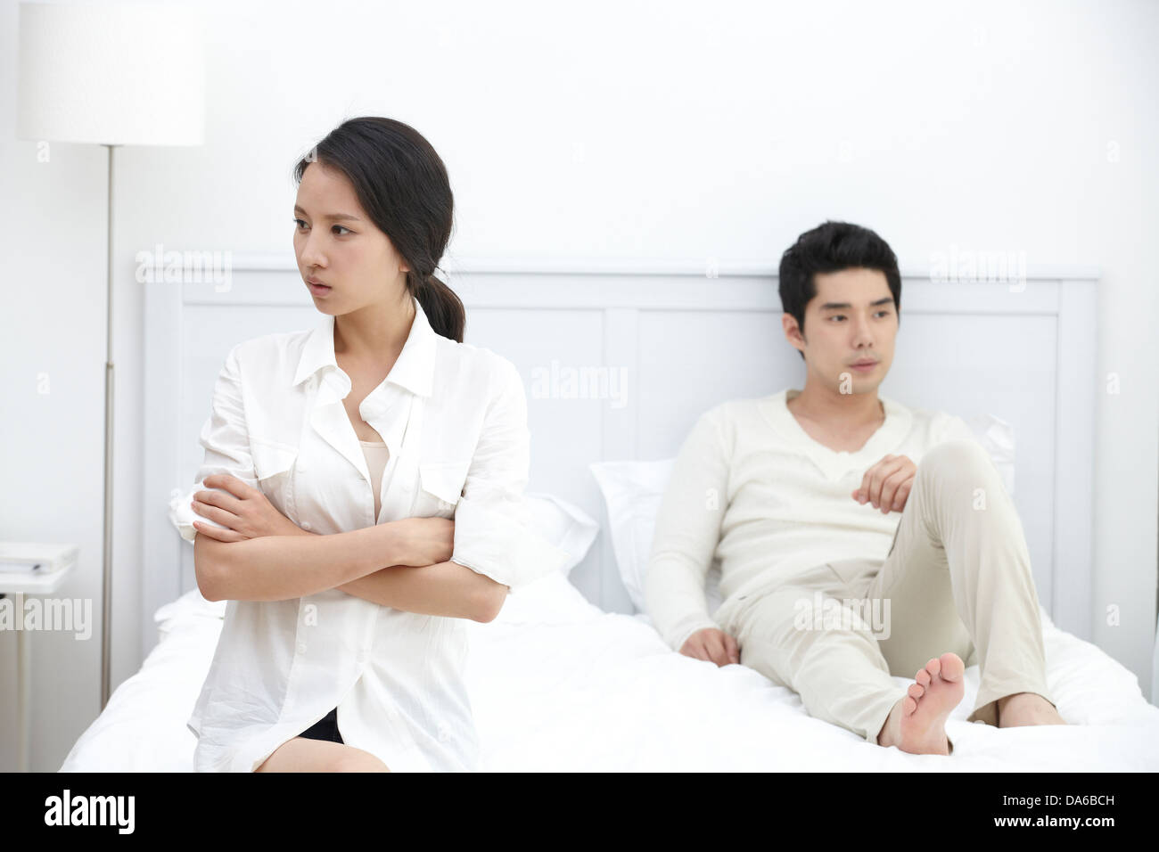 A young couple having relationship difficulties Stock Photo - Alamy