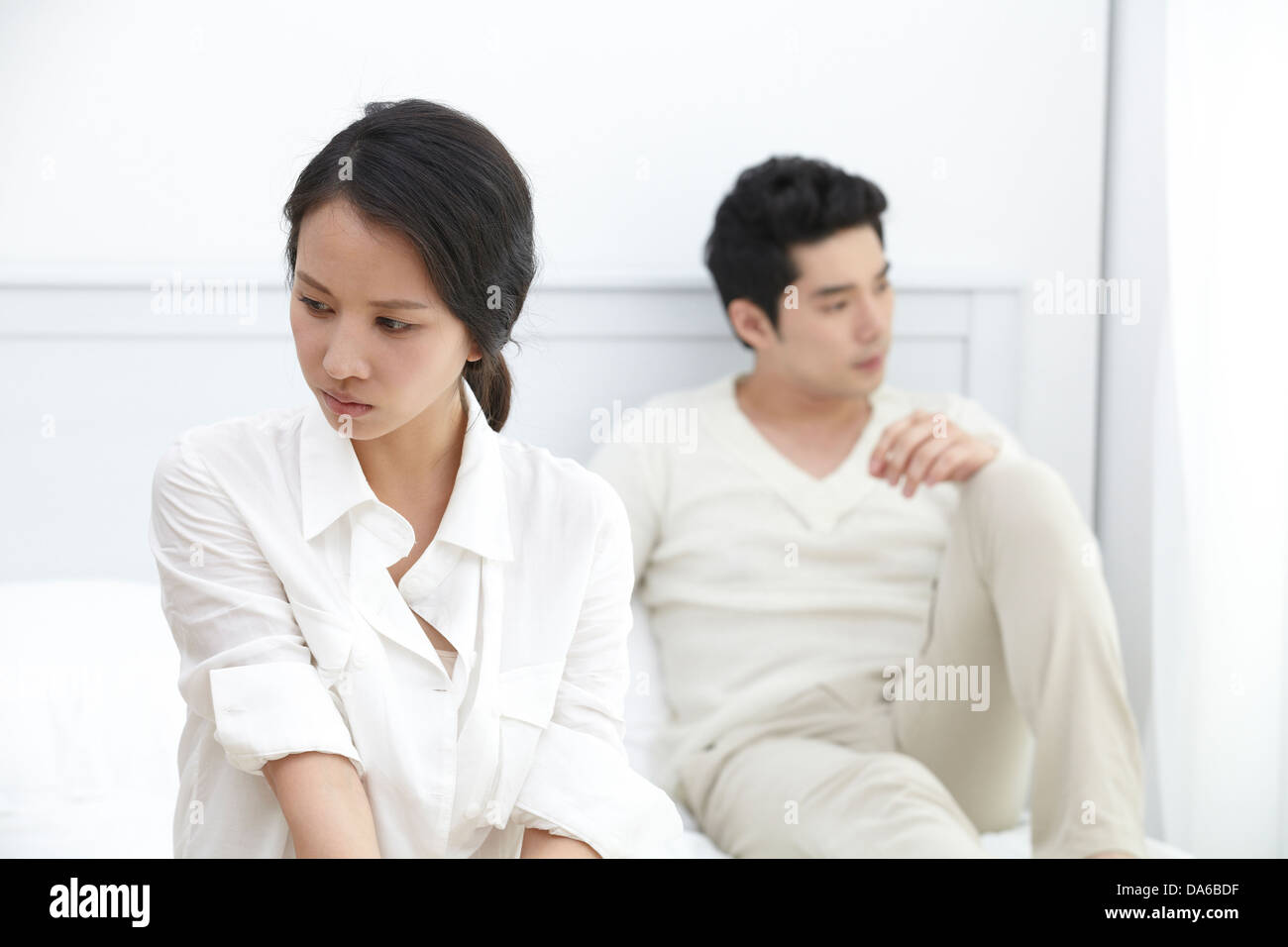 A young couple having relationship difficulties Stock Photo - Alamy
