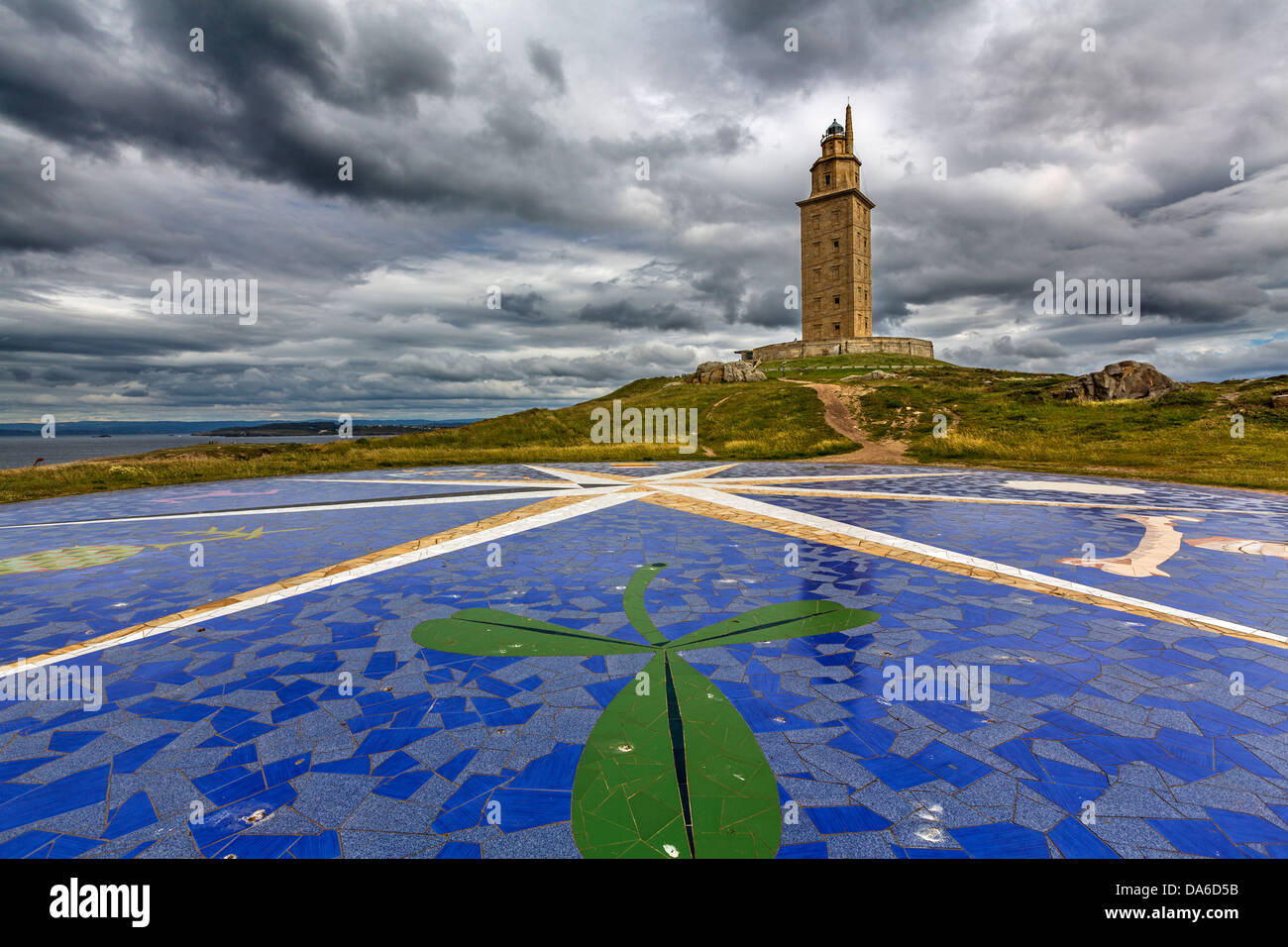 Torre de Hércules World Heritage monument La Coruña Galicia Spain Stock ...