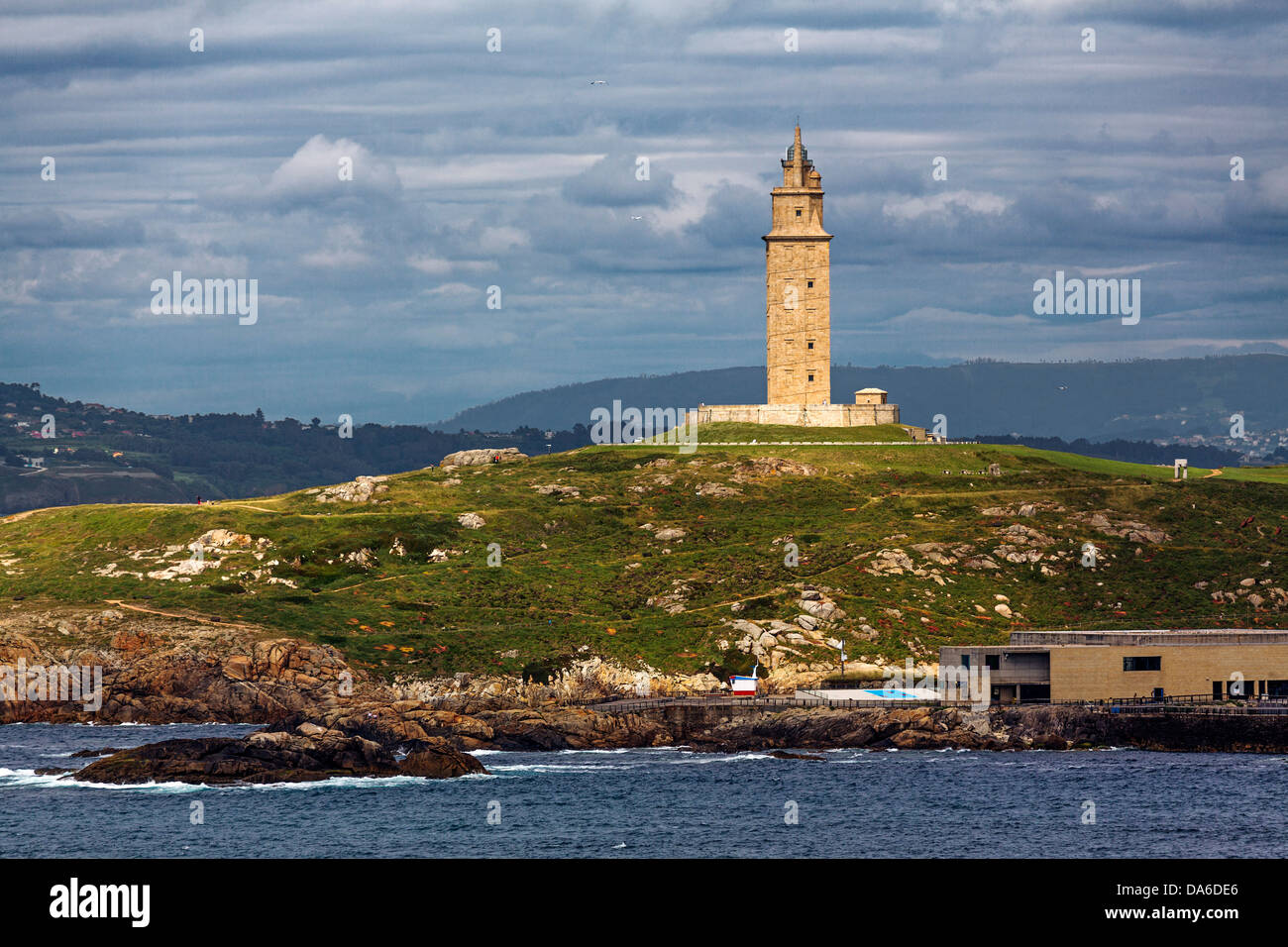 Torre de Hércules World Heritage monument La Coruña Galicia Spain Stock ...