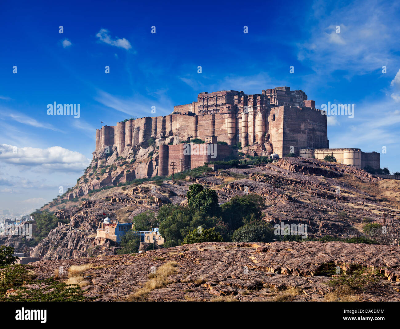 Mehrangarh Fort, Jodhpur, Rajasthan, India Stock Photo - Alamy