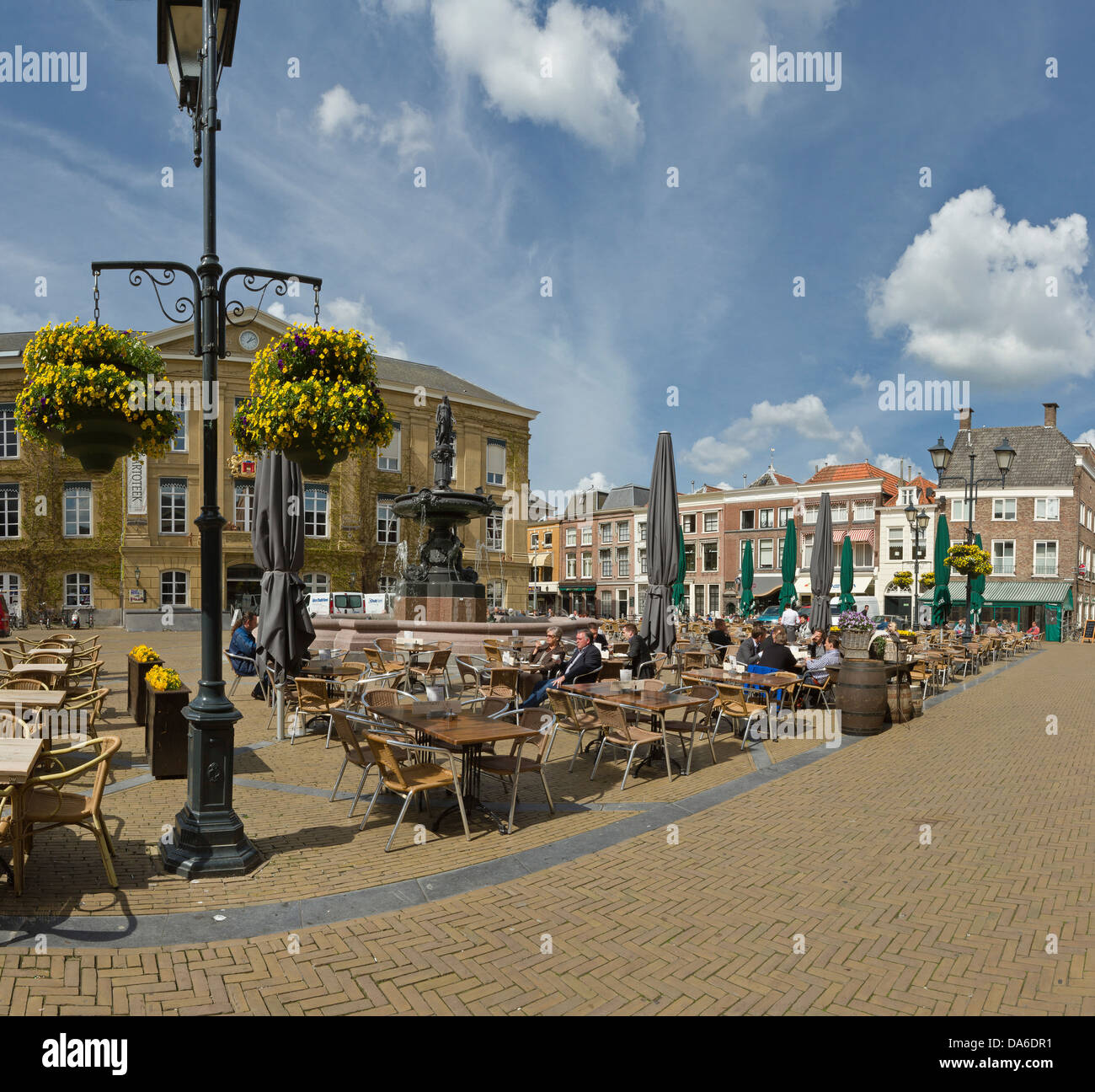 Holland, Netherlands, Europe, Gorinchem, Gorkum, Town hall, Groenmarkt ...