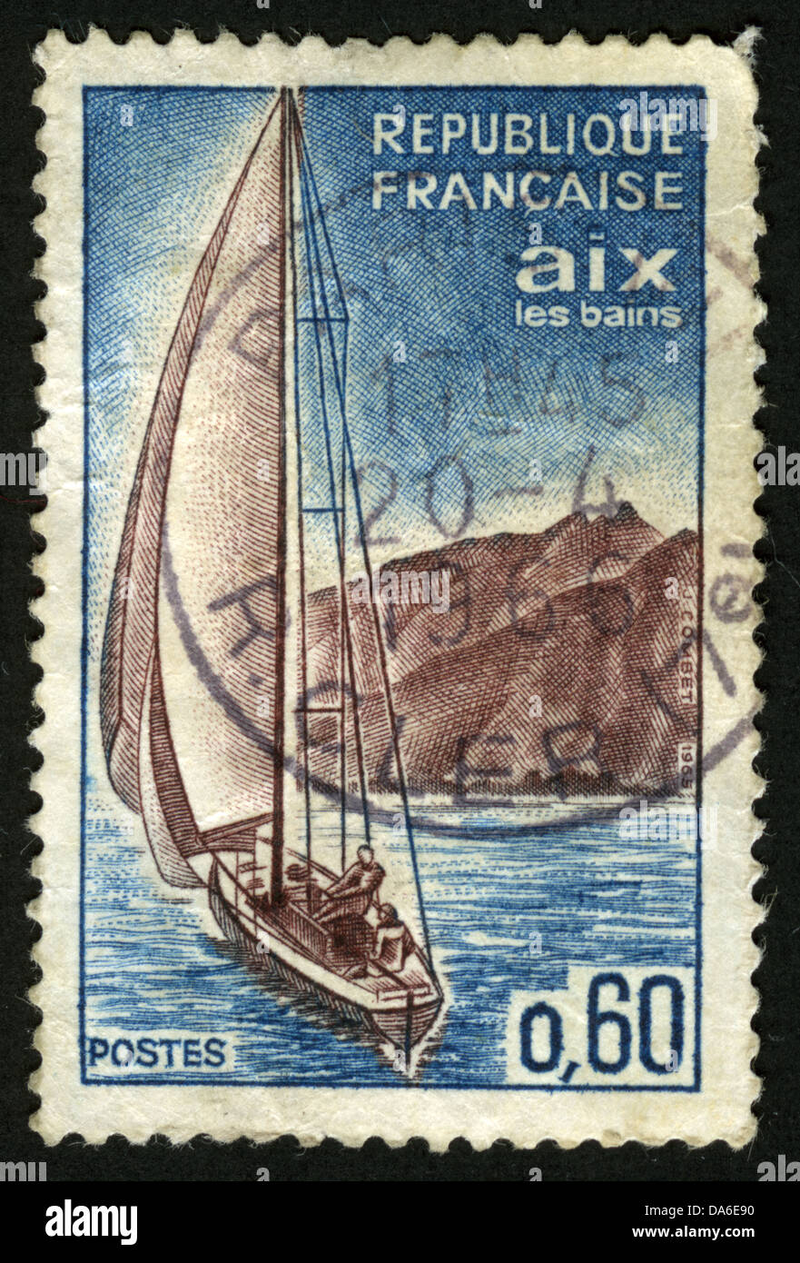 France post mark stamp hi-res stock photography and images - Alamy