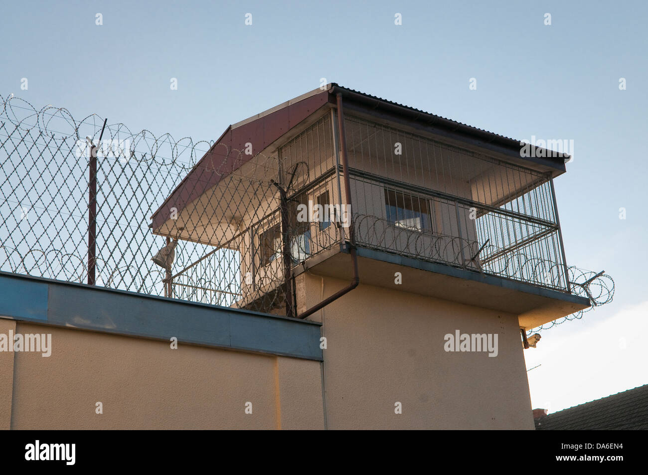 Prison watchtower. Wadowice, Poland Stock Photo - Alamy