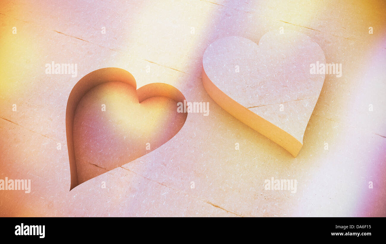 Two hearts 2 hearts hi-res stock photography and images - Alamy