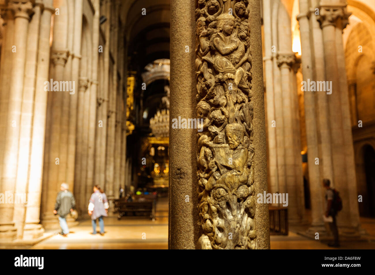 Pórtico de la Gloria Romanesque Cathedral World Heritage Camino Xacobeo ...