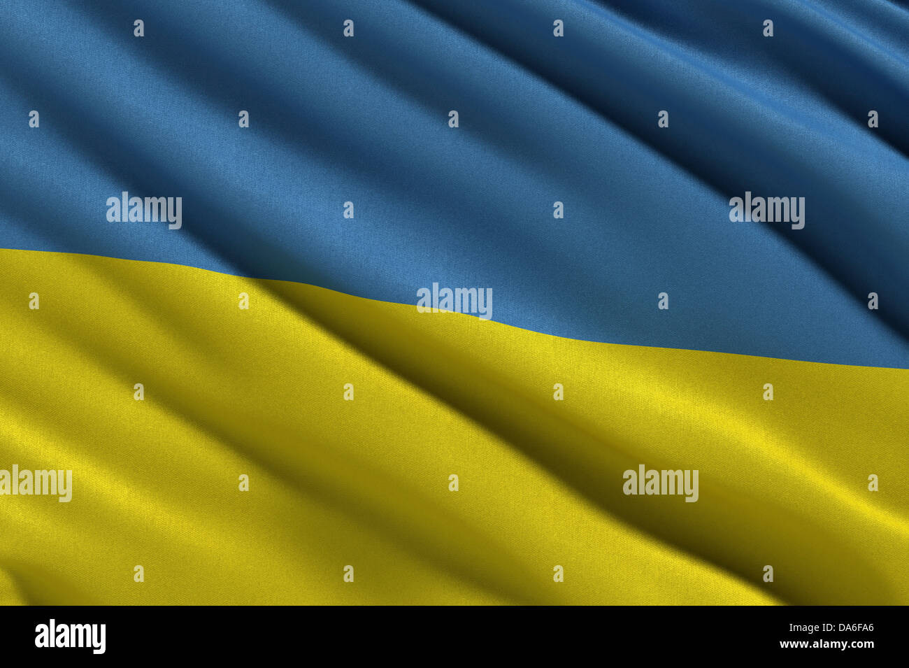 Flag of the Ukraine Stock Photo - Alamy