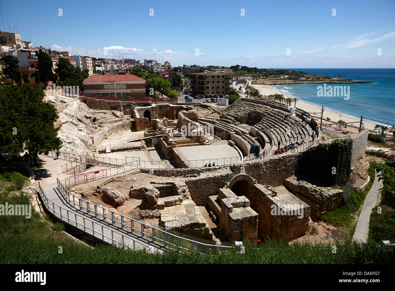 roman amphitheatre ruins of tarraco unesco world heritage site ...