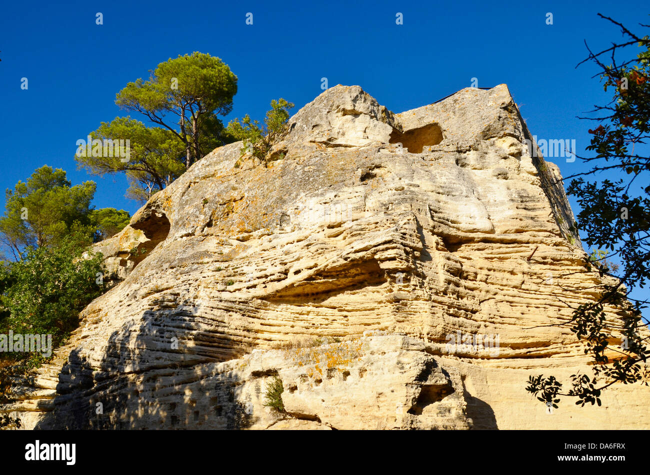 Inside this rock is hidden the cave monastery of St. Roman near ...