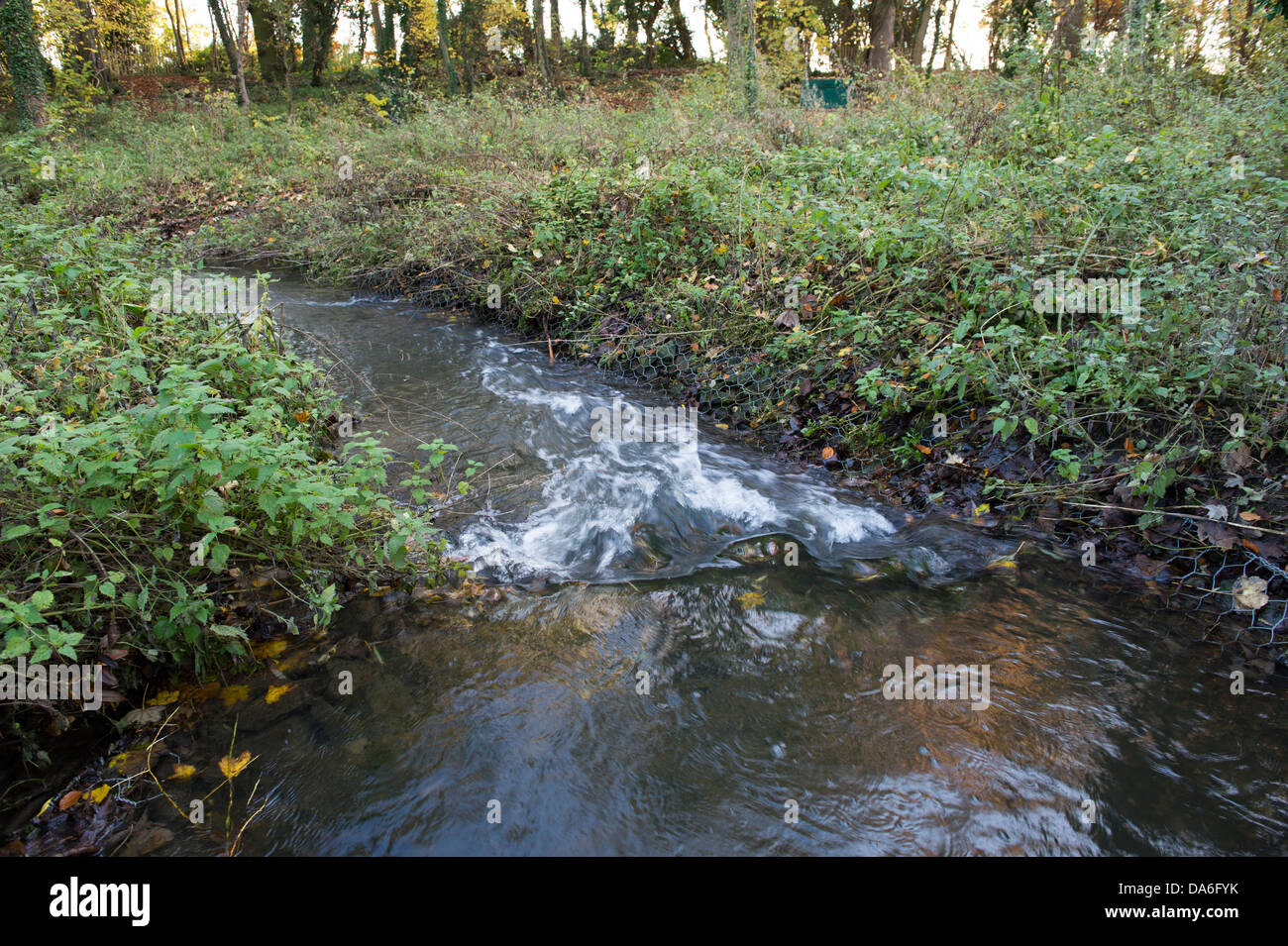 Fish Pass Bypass Channel Structure with Cobble and Gravel Riffle at ...