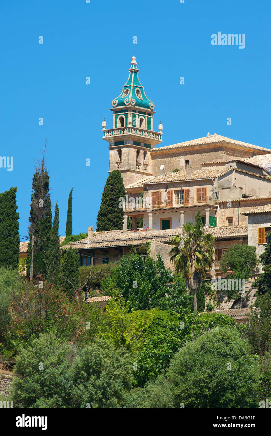 Charterhouse or Royal Carthusian Monastery of Valldemossa Stock Photo ...