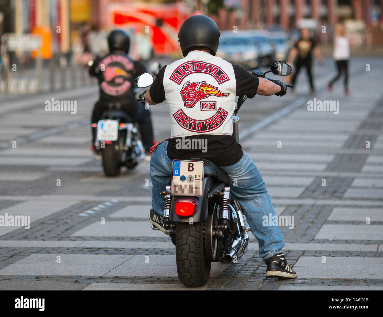 Biker gang in germany hi-res stock photography and images - Alamy