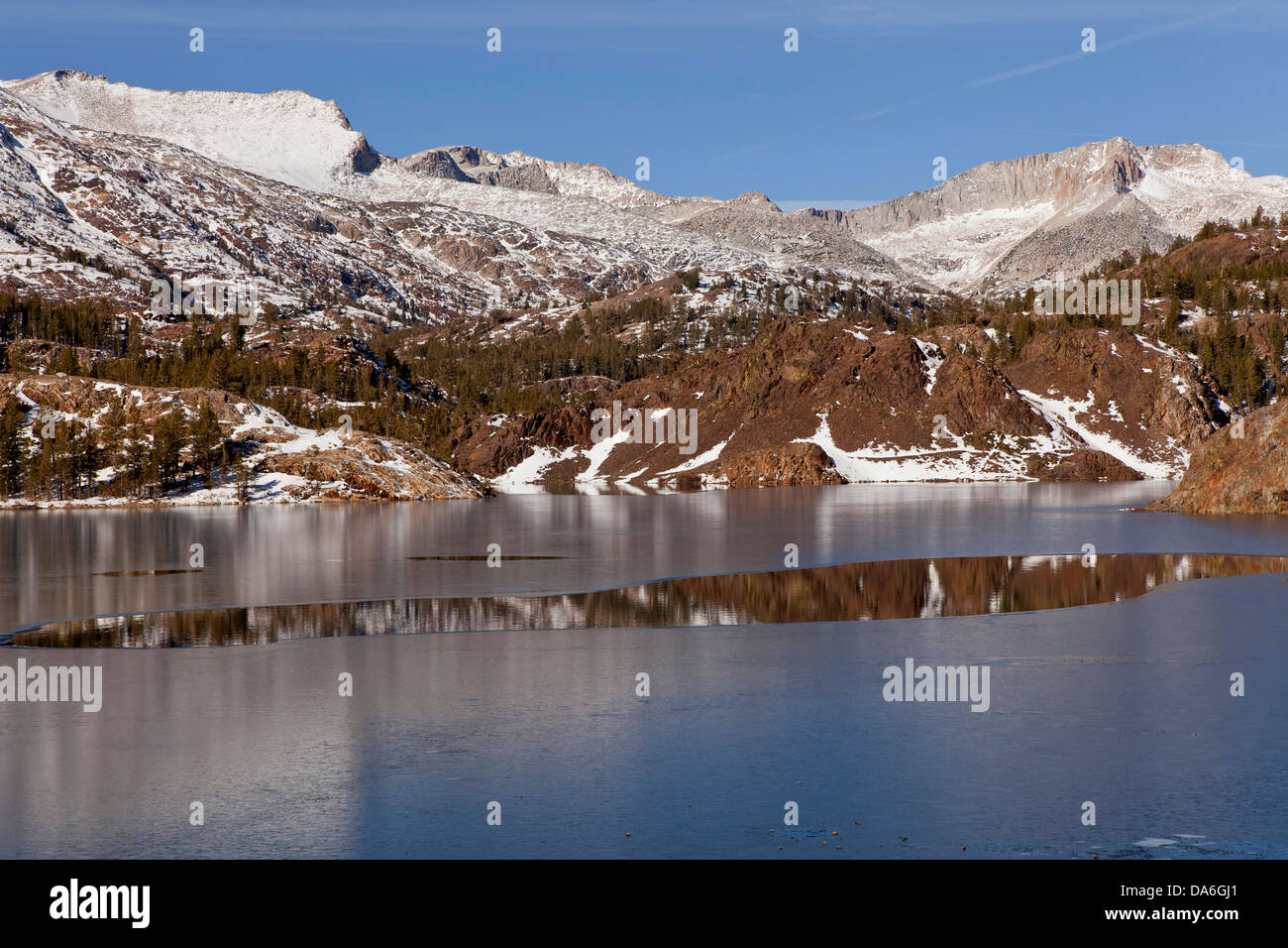 Yosemite ellery lake mountains hi-res stock photography and images - Alamy