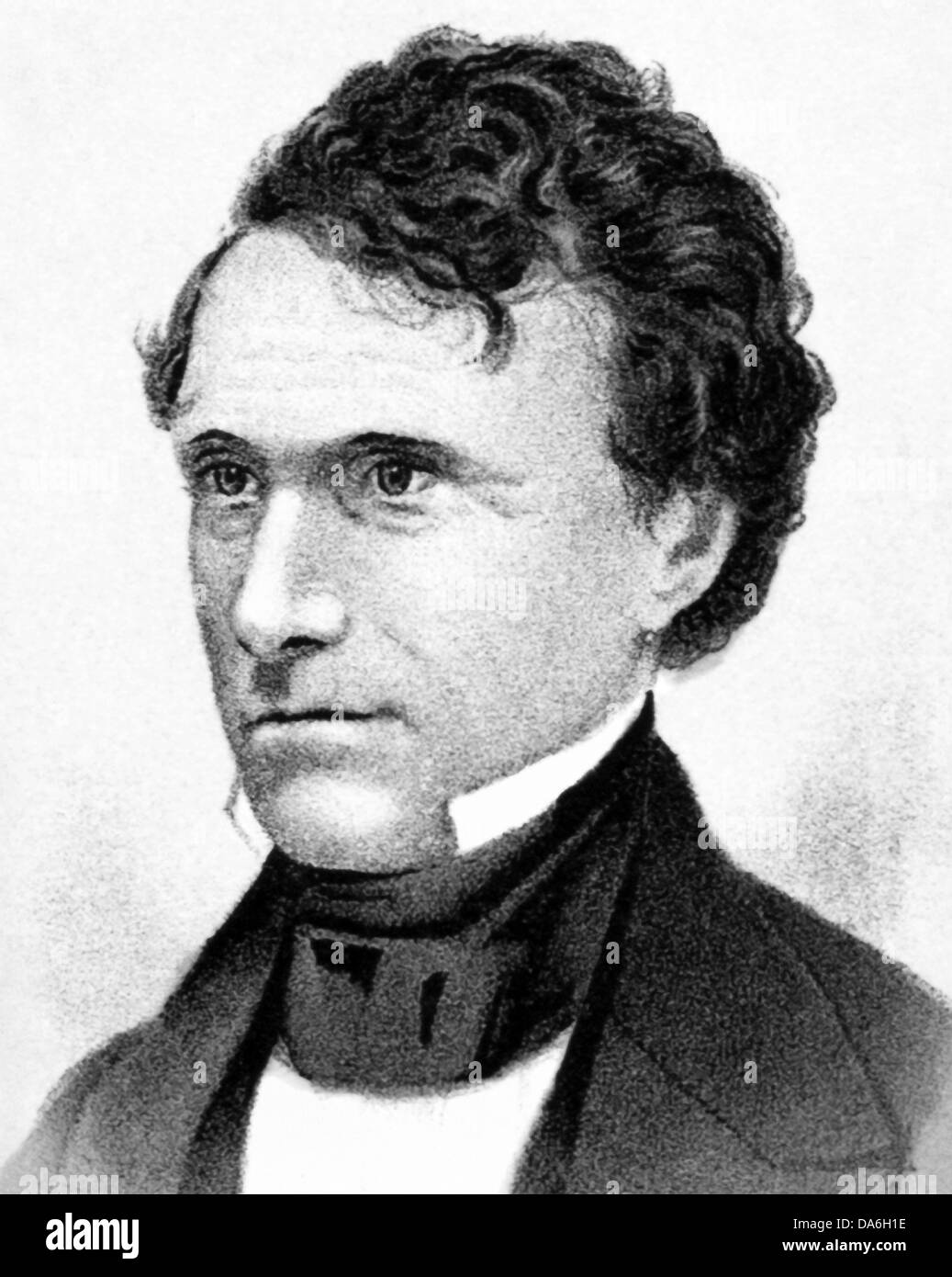 Vintage portrait of Franklin Pierce Stock Photo - Alamy