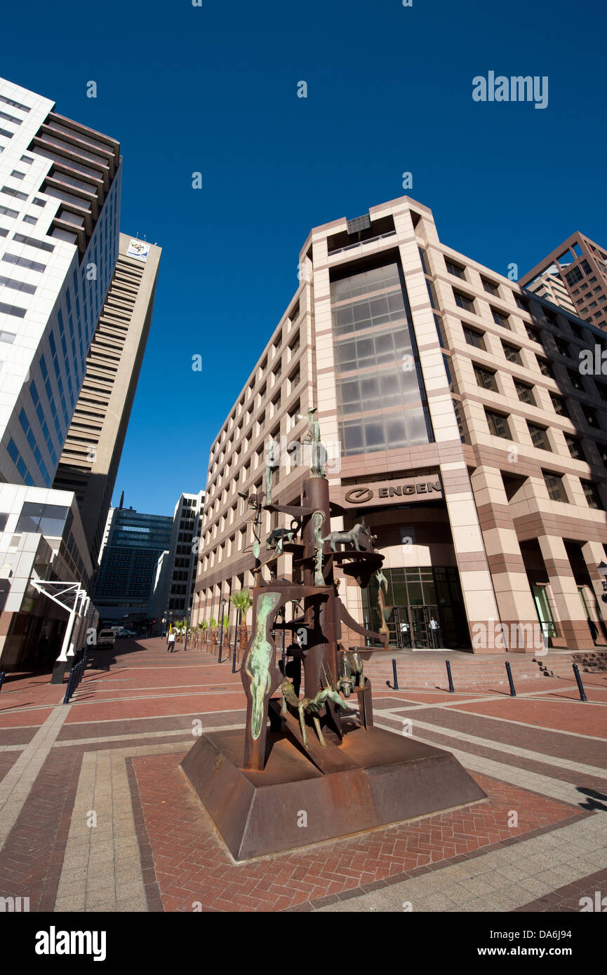 modern art on Thibault Square, Cape Town, South Africa Stock Photo - Alamy