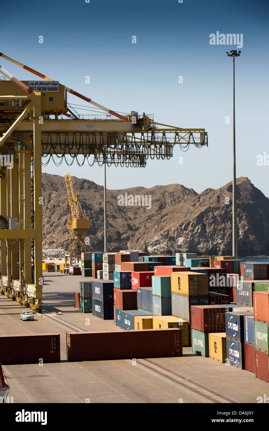 Oman muscat container port containers hi-res stock photography and ...
