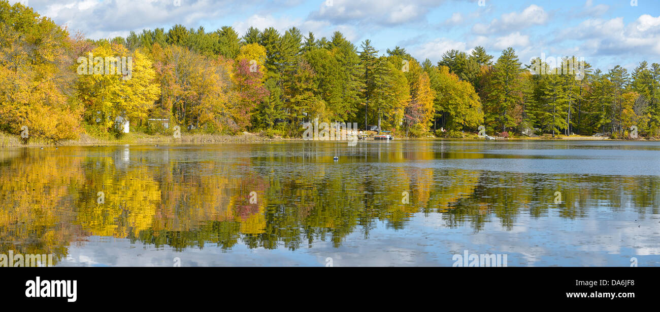 USA, United States, America, New Hampshire, Melvin Village, North ...
