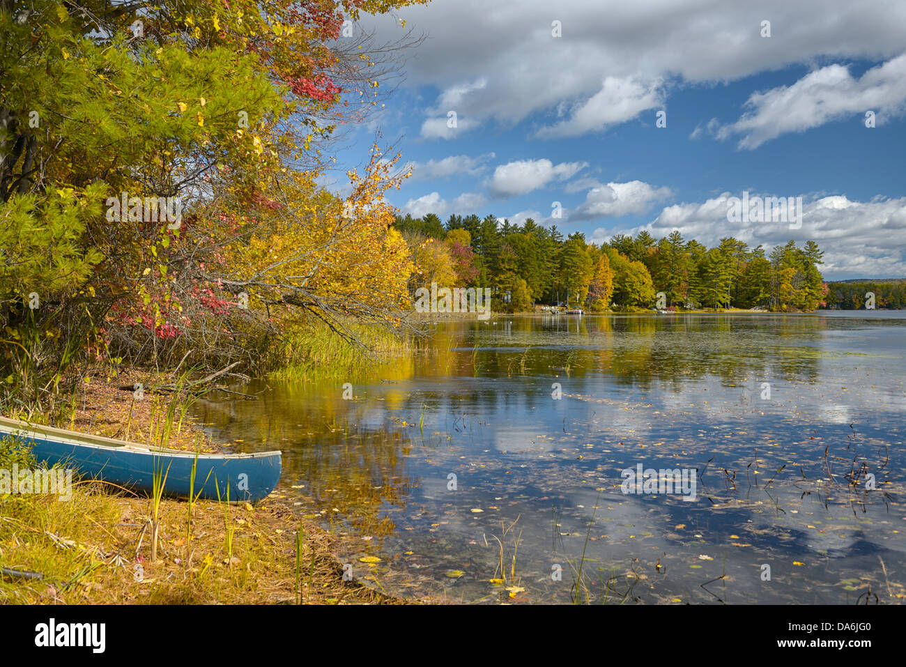 USA, United States, America, New Hampshire, Melvin Village, North ...