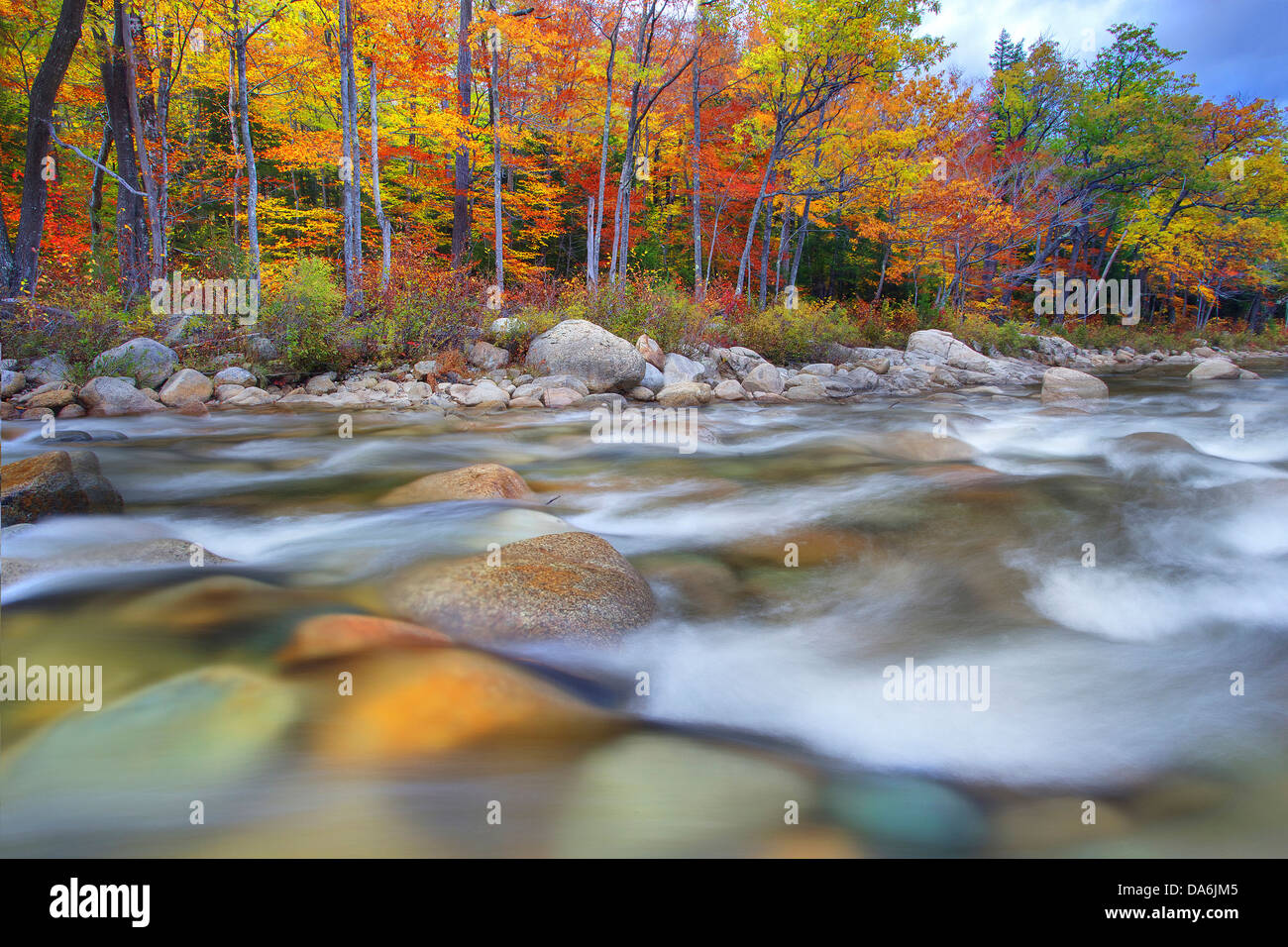 USA, United States, America, New Hampshire, Autumn, fall color, color ...