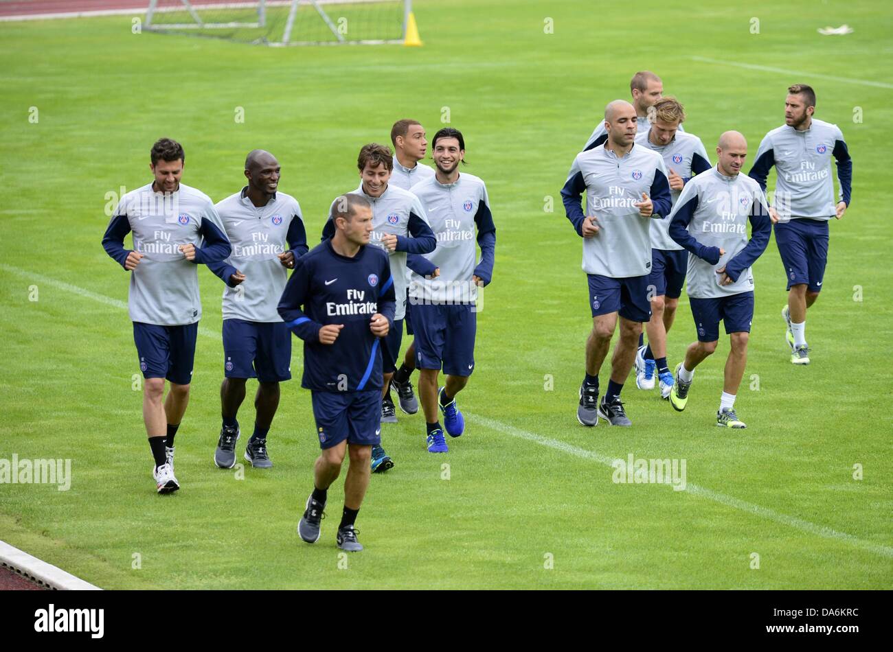 Paris, France. 05th July, 2013. Paris Saint Germain new manager at the ...