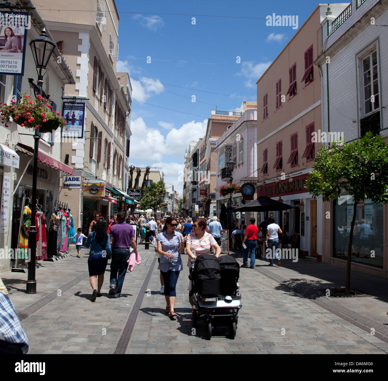 Gibraltar British Territory Stock Photo - Alamy