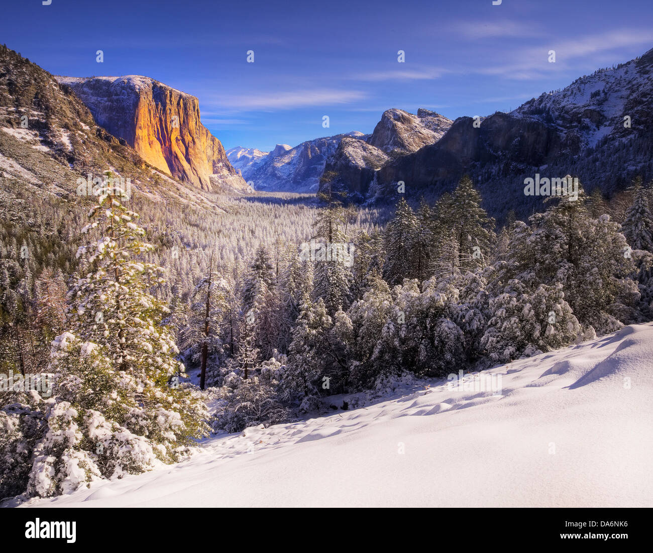 Yosemite national park snow hi-res stock photography and images - Alamy