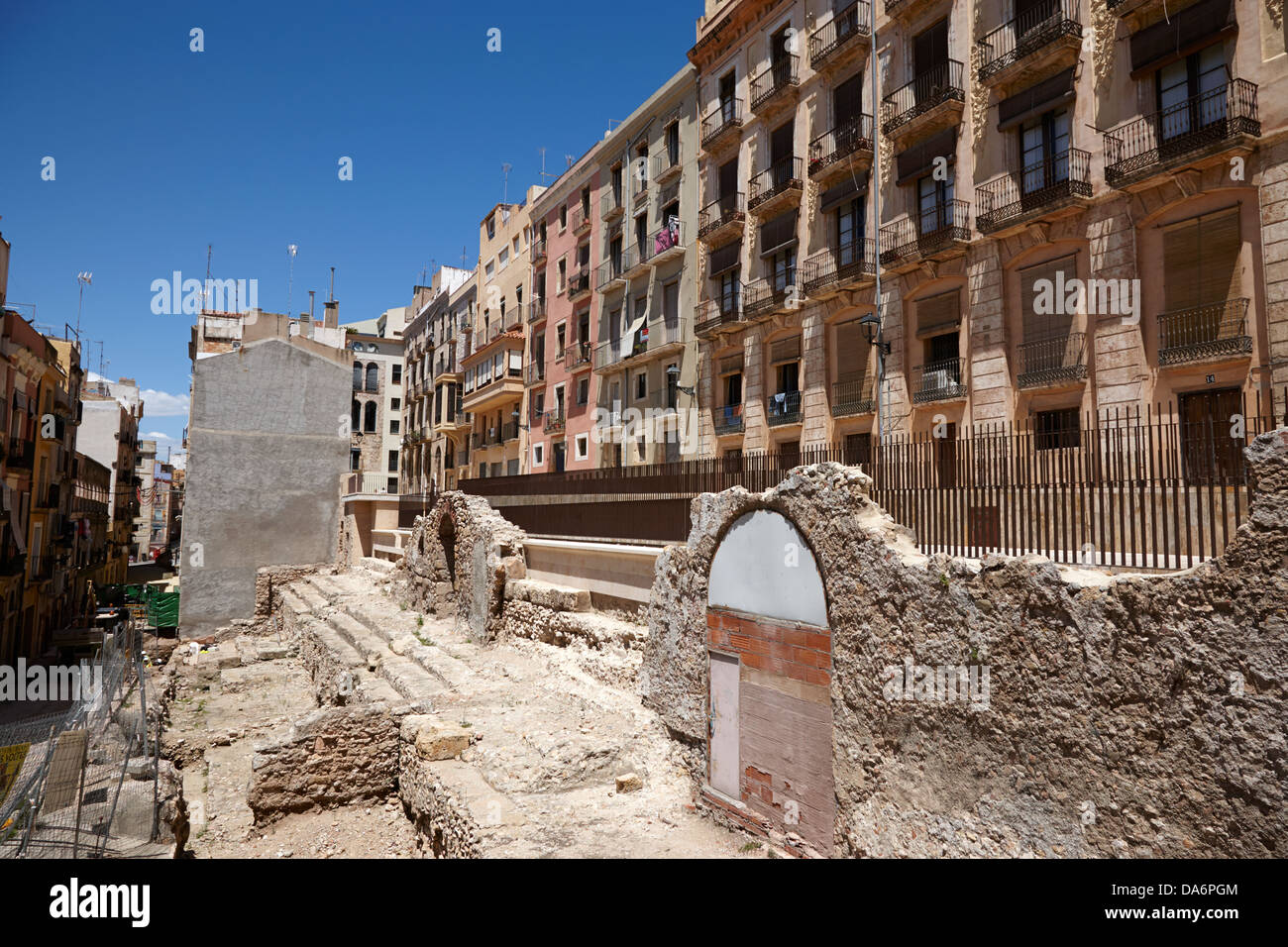 roman circus ruins of tarraco unesco world heritage site beside ...