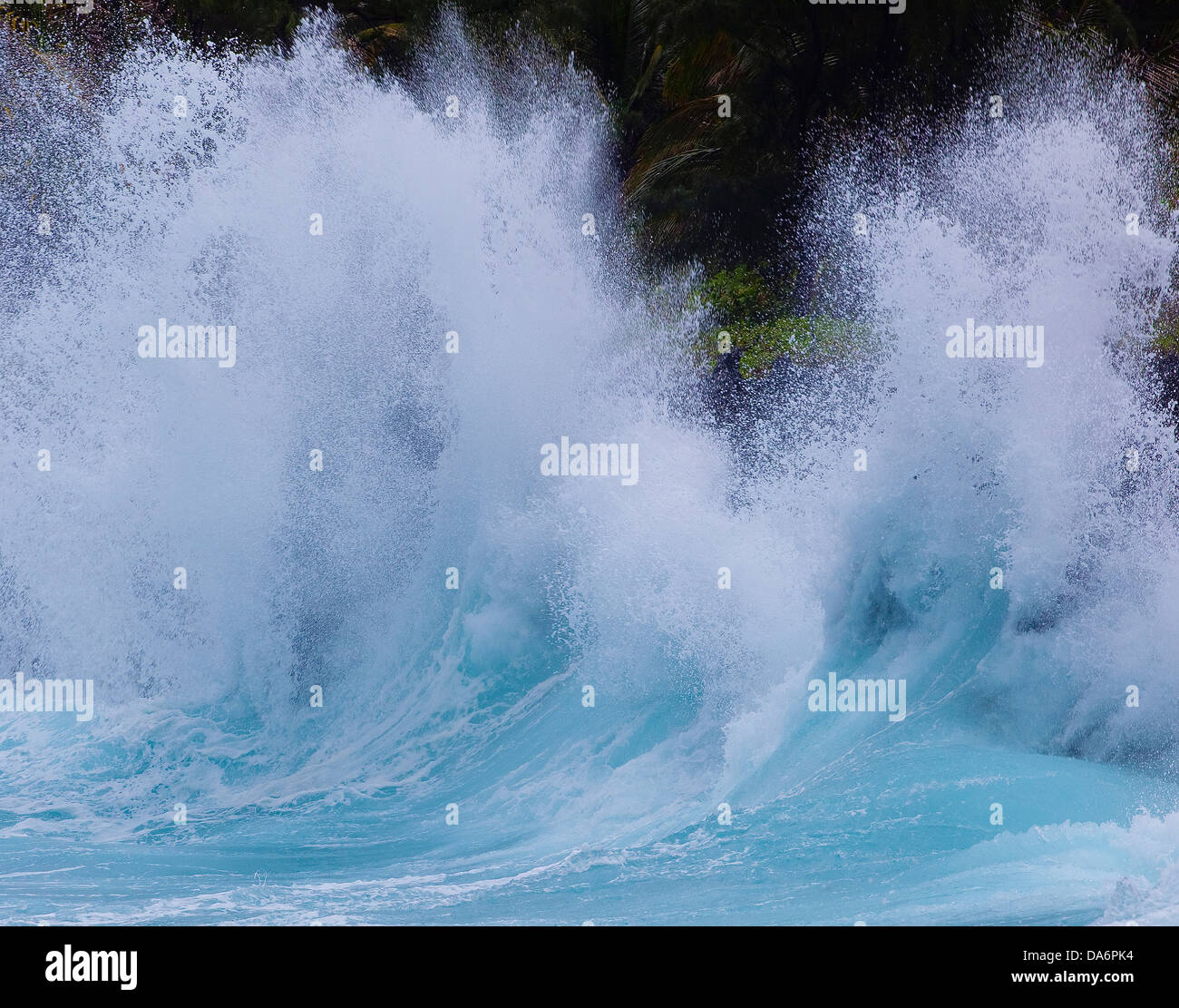 USA, United States, America, Hawaii, Maui, Ocean, Pacific Ocean, Wave ...