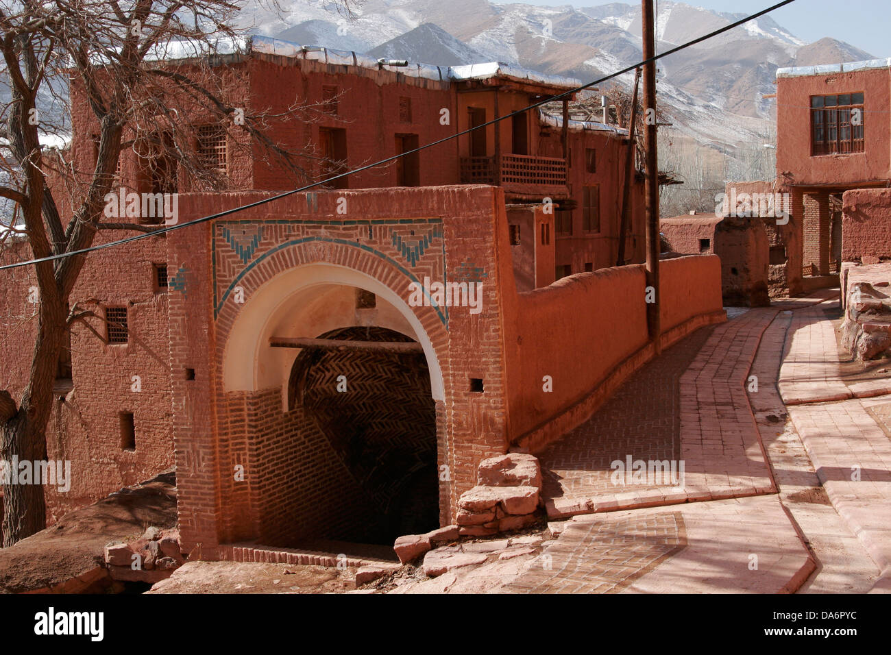 The ancient village of Abyaneh, Central Iran Stock Photo - Alamy