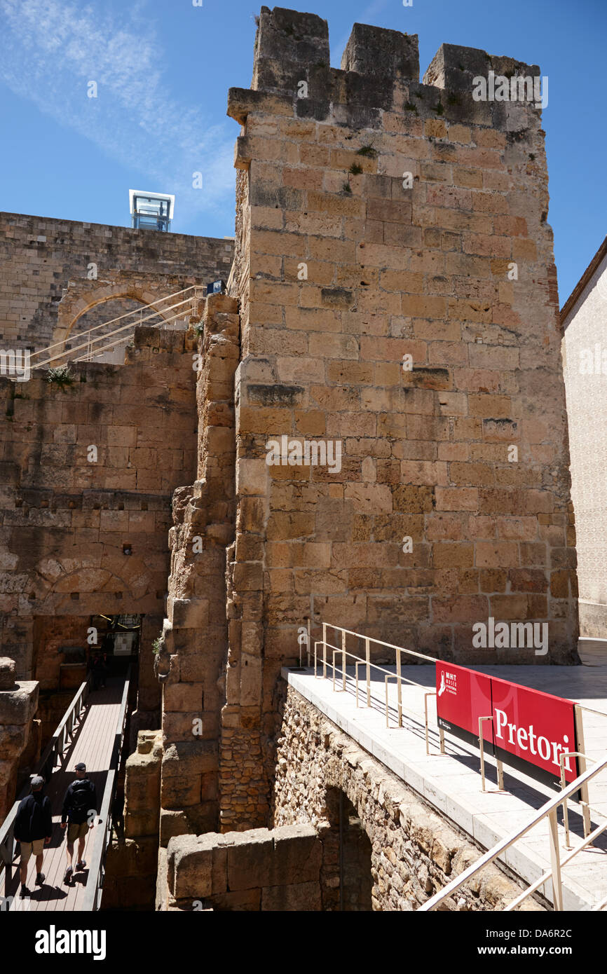 praetorium part of the roman ruins of tarraco unesco world heritage ...