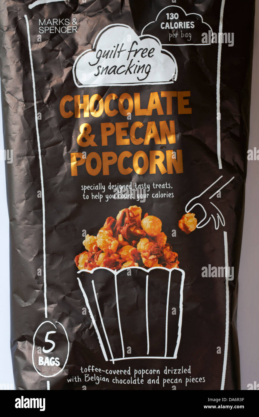 multipack bag of 5 bags guilt free snacking of Marks & Spencer ...