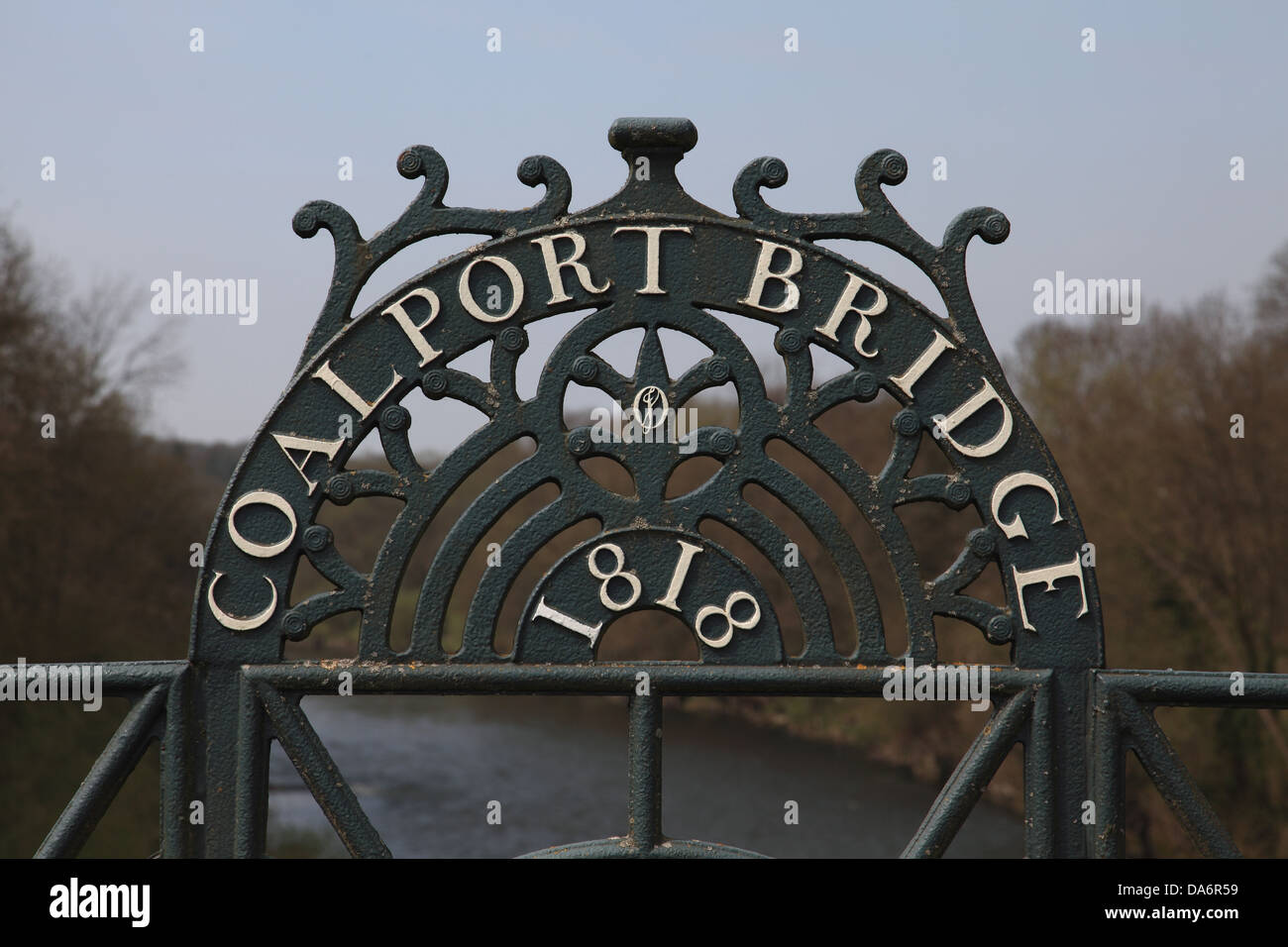 Coalport Iron Bridge Over River High Resolution Stock Photography and ...