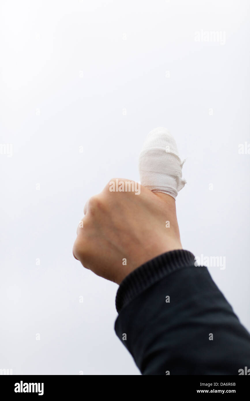 Bandaged Hand Tumblr