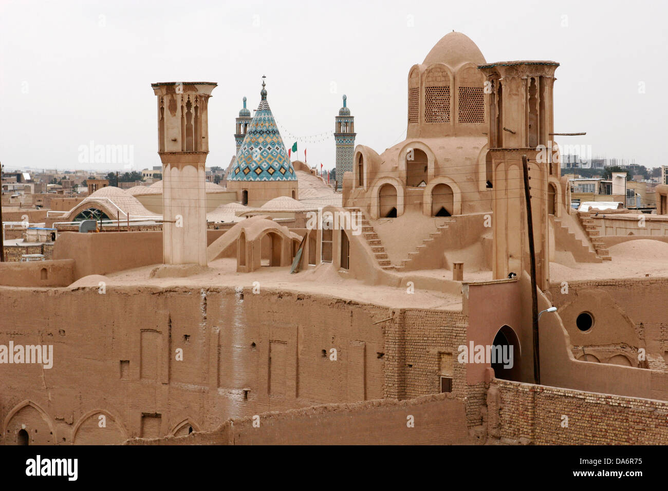 Old traditional architecture in Kashan, Central Iran Stock Photo - Alamy