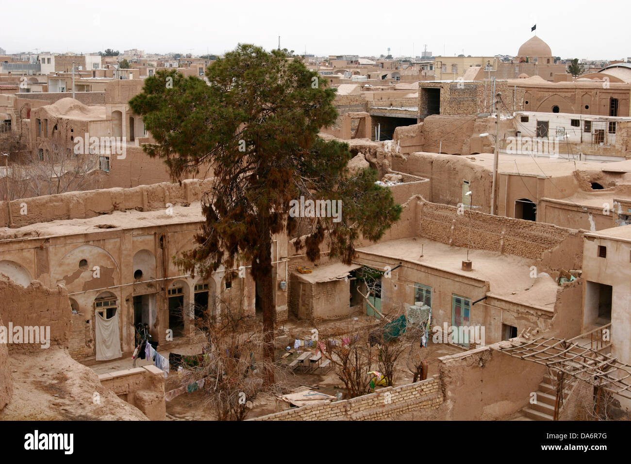 Old traditional architecture in Kashan, Central Iran Stock Photo - Alamy