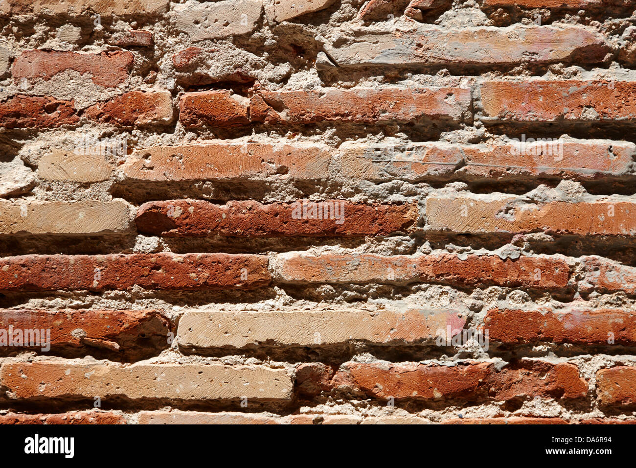 Old spanish brick wall hi-res stock photography and images - Alamy