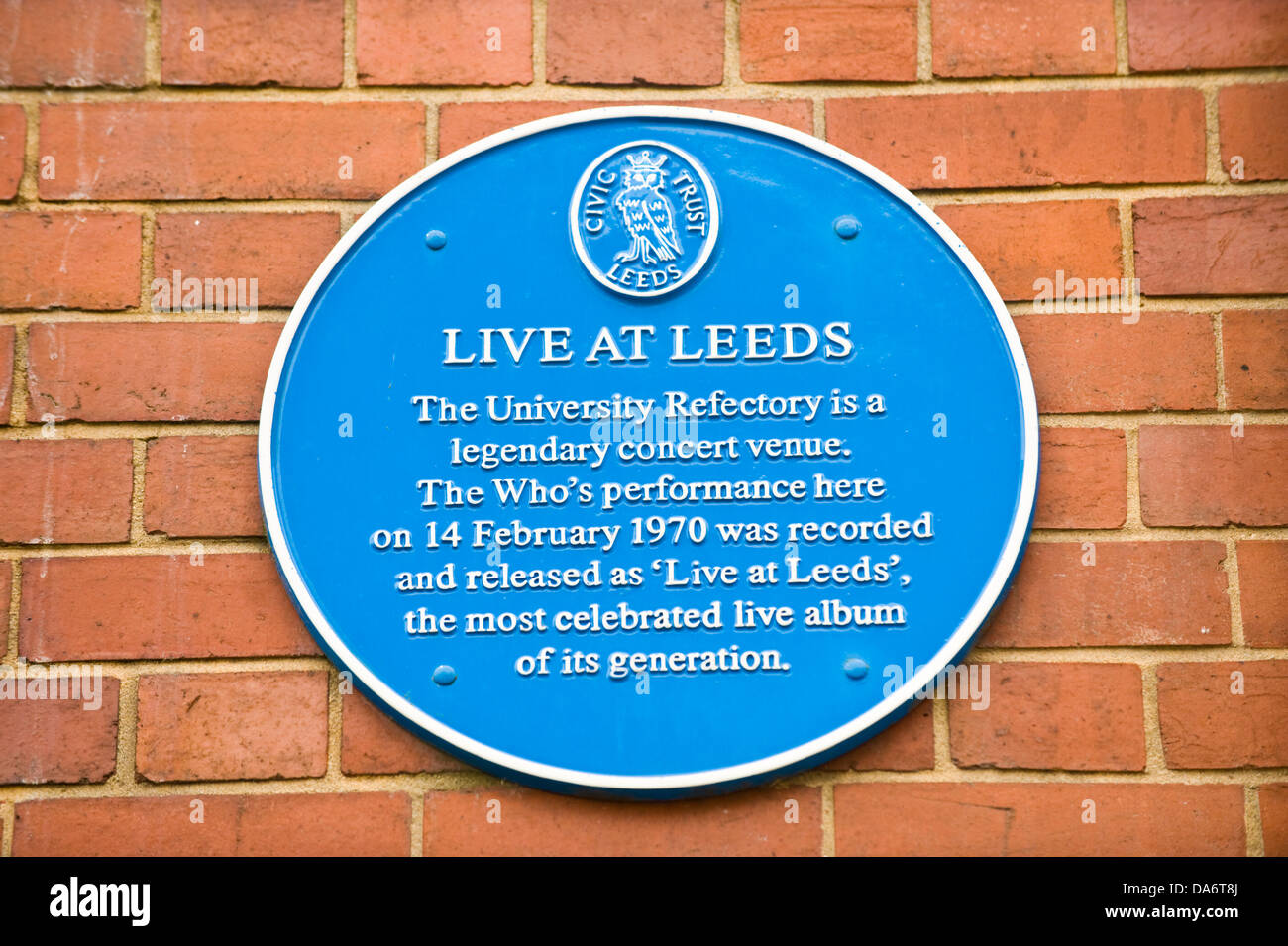 Yorkshire blue plaque hi-res stock photography and images - Alamy
