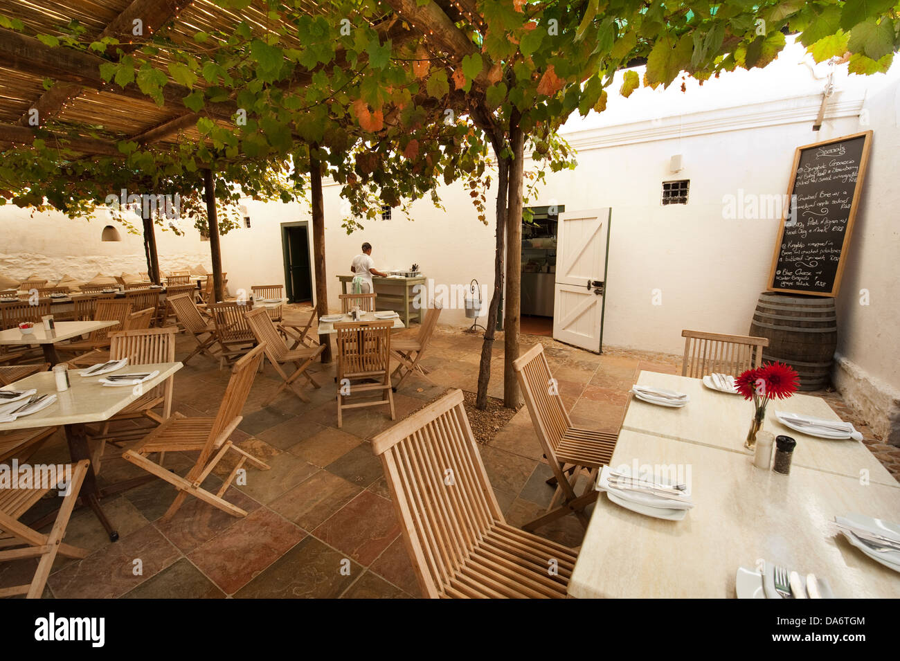 Jonkershuis restaurant, Groot Constantia, Cape Town, South Africa Stock ...