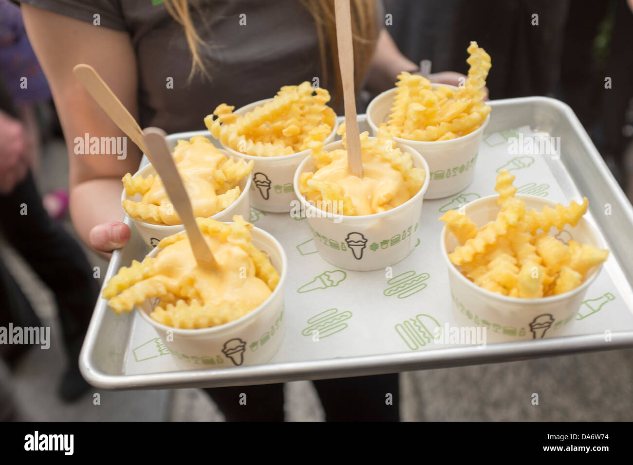 A Tray of Cheezy Fries at Shake Shack Burgers Covent Garden London ...