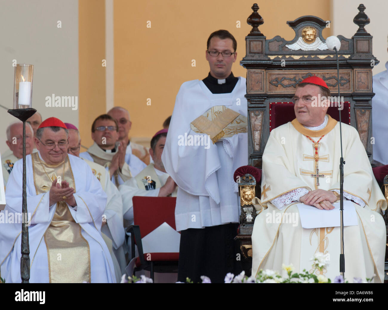 Prague, Czech Republic. 5th July, 2013. Papal legate and Archbishop of ...