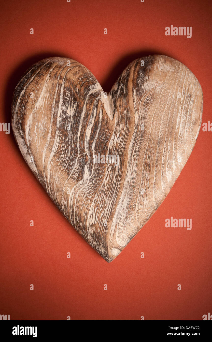 Heart shaped wood hi-res stock photography and images - Alamy