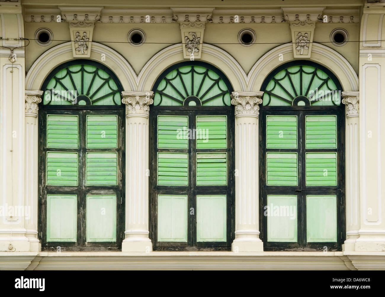 Penang malaysia color heritage architecture hi-res stock photography ...