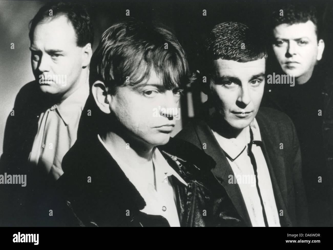 THE FALL Promotional photo of UK rock group in March 1992 Stock Photo ...