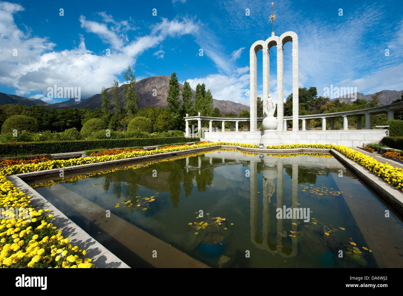 Huguenot Monument, Franschhoek, South Africa Stock Photo - Alamy