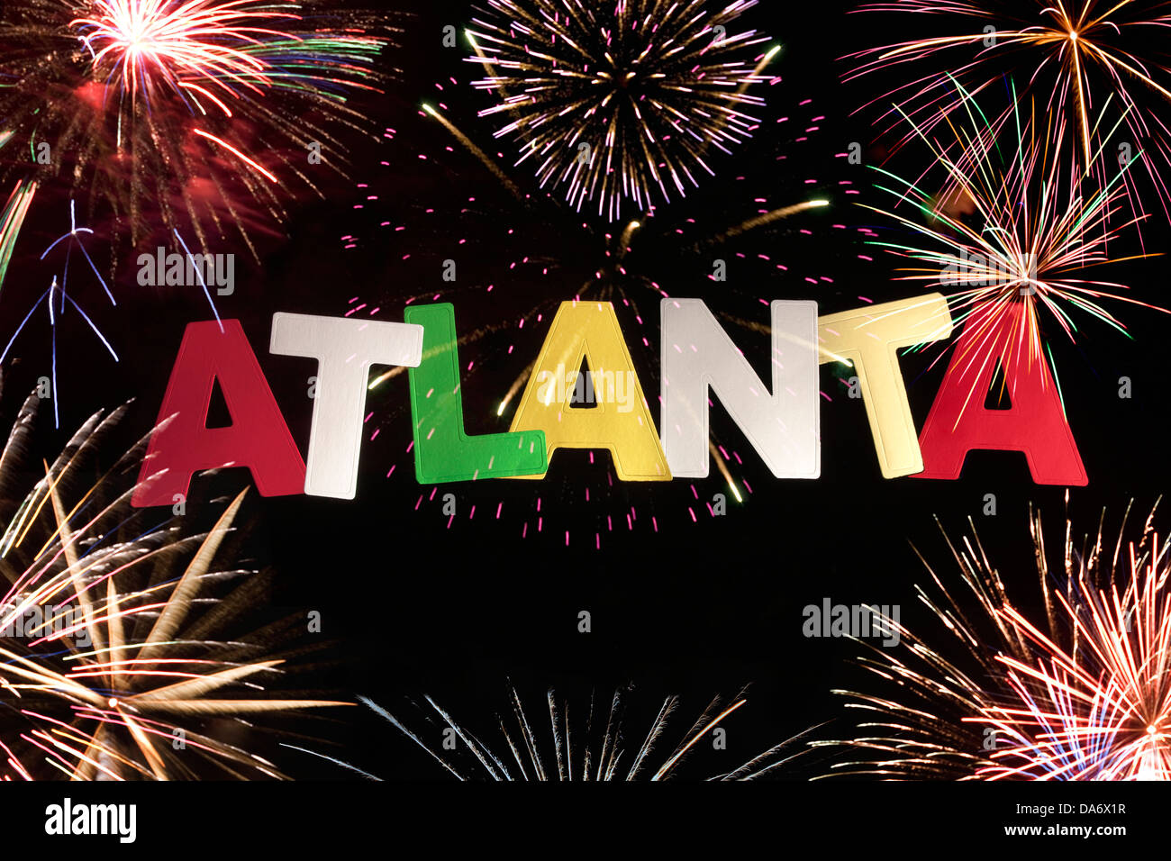 ATLANTA GEORGIA USA SIGN Stock Photo - Alamy
