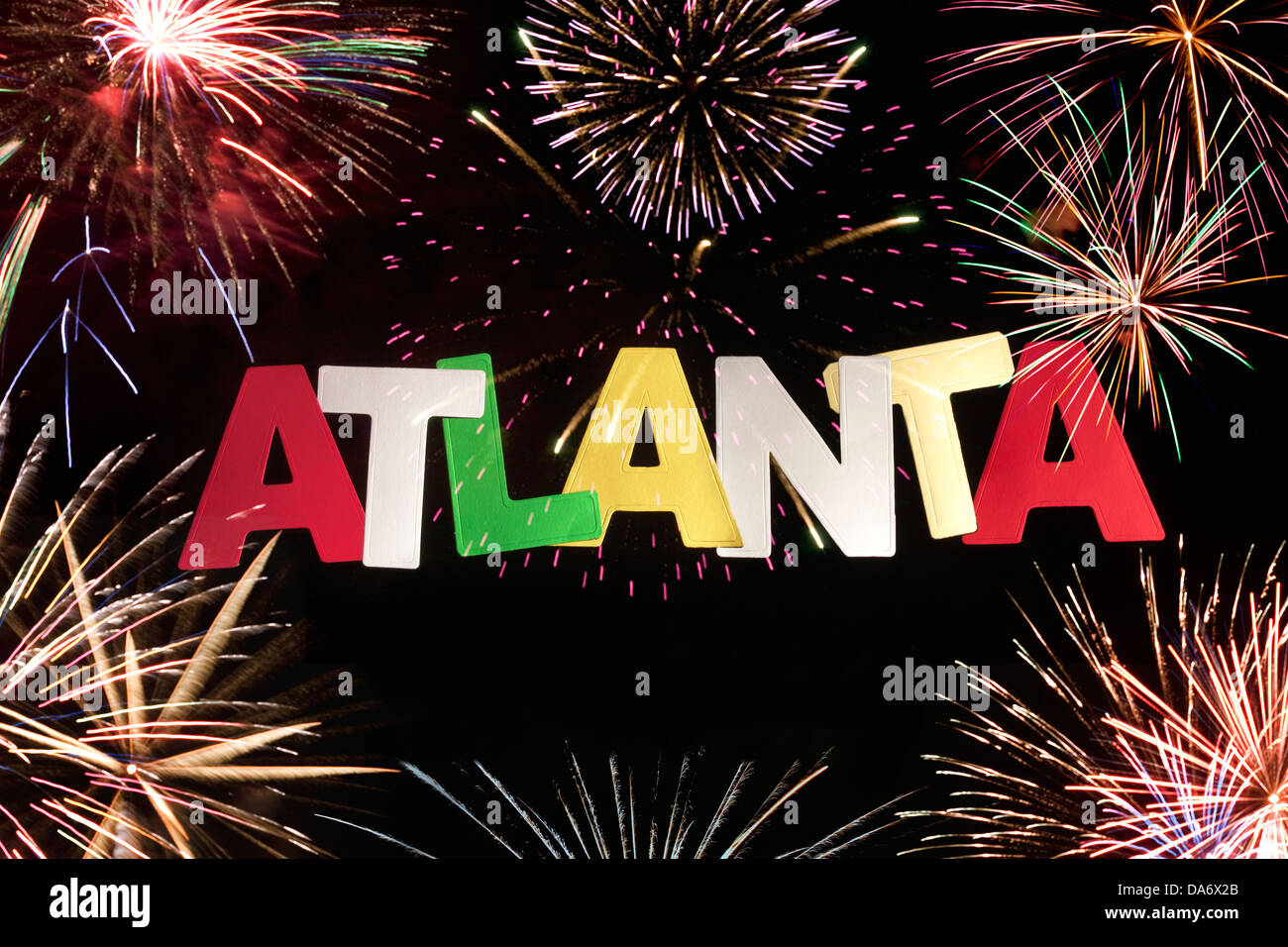 ATLANTA GEORGIA USA SIGN Stock Photo - Alamy